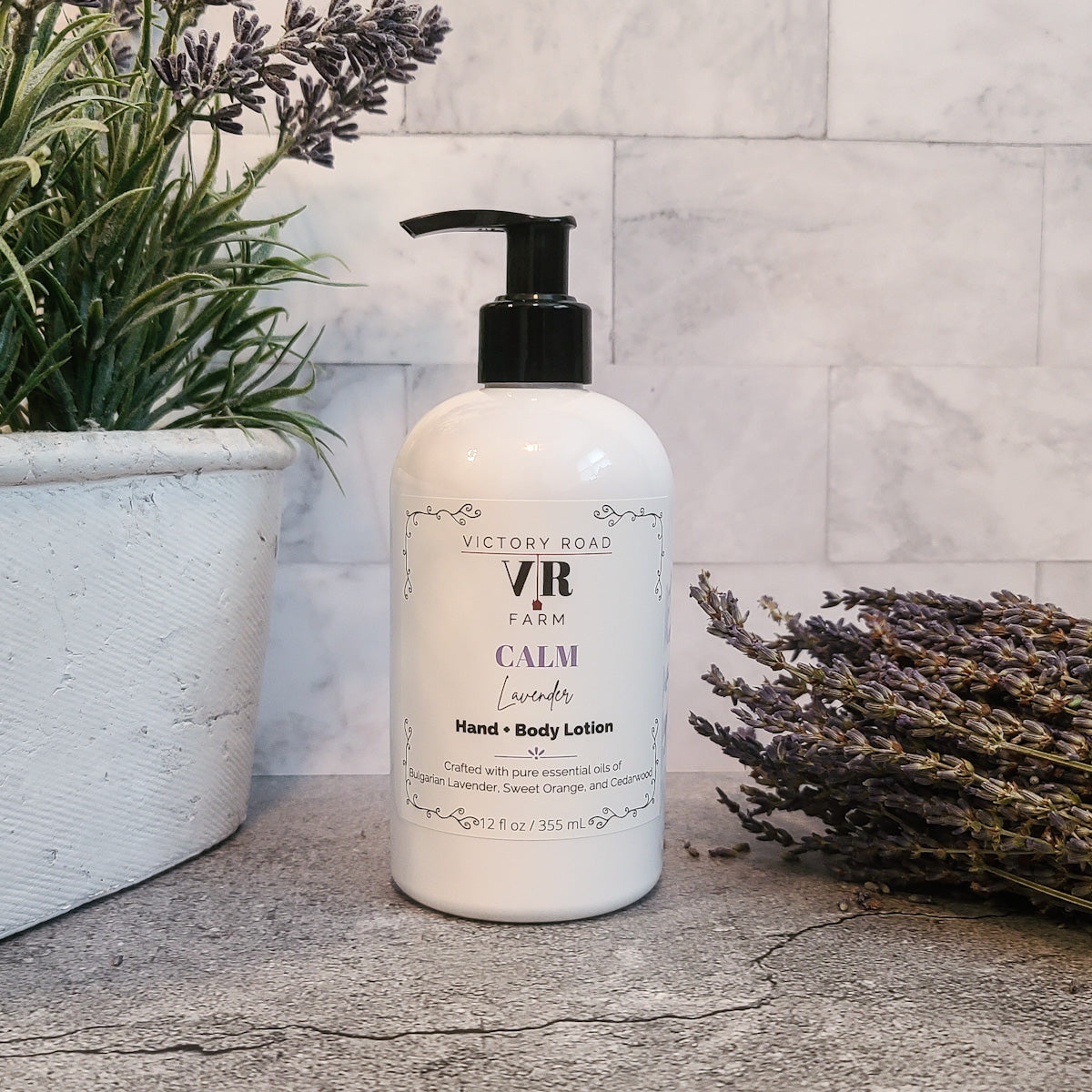 CALM Lavender Hand + Body Lotion – Victory Road Farm