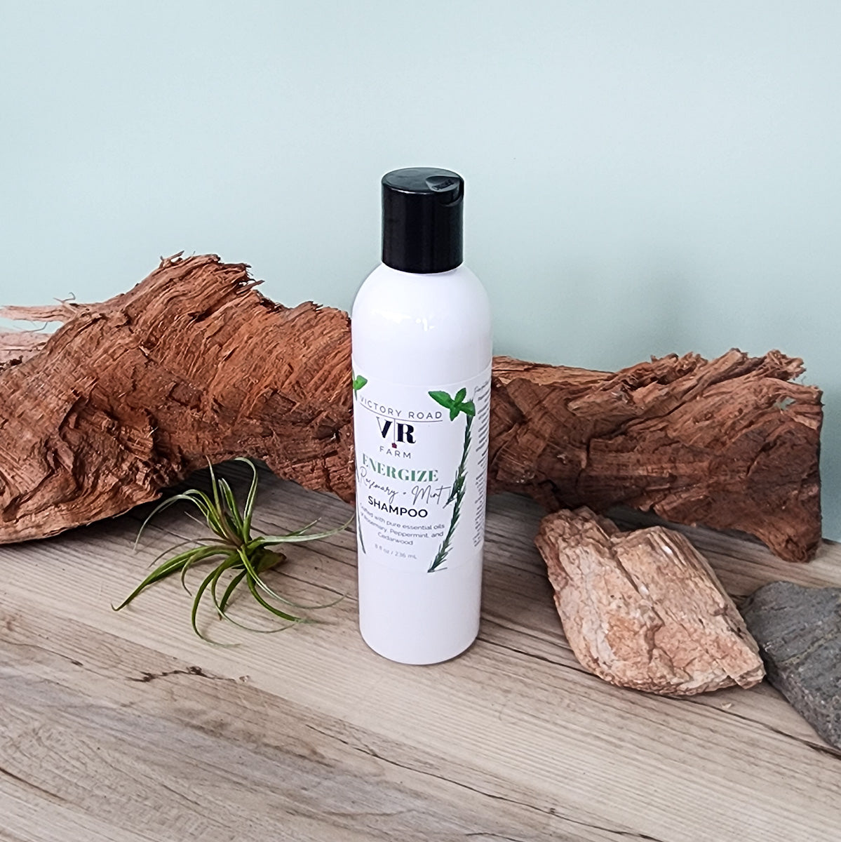 ENERGIZE Rosemary + Mint Shampoo – Victory Road Farm