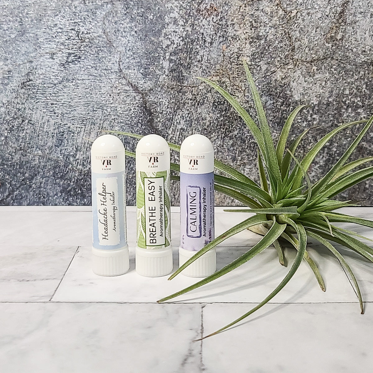Aromatherapy Inhaler Gift Set- BREATHE EASY, CALMING, HEADACHE HELPER ...
